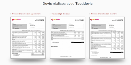 Modèle de devis peinture pour artisan peintre | Tactidevis| Tactidevis