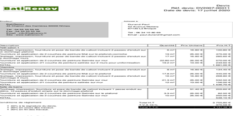 Faire un devis peinture en ligne| Tactidevis