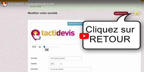 Autoliquidation TVA sur facture | Tactidevis tutoriel| Tactidevis