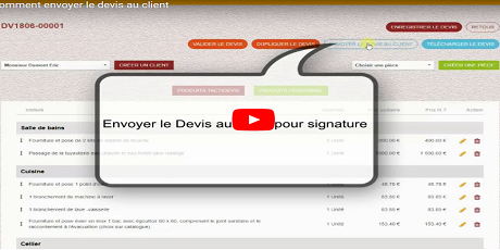 Comment envoyer un devis depuis le logiciel | Tactidevis| Tactidevis
