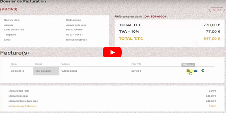 Comment éditer une facture chantier avec Tactidevis| Tactidevis
