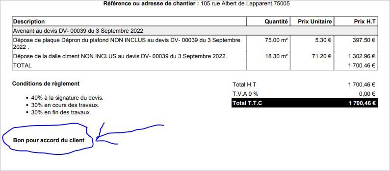 5 exemples devis peinture auto entrepreneur modèle gratuit| Tactidevis
